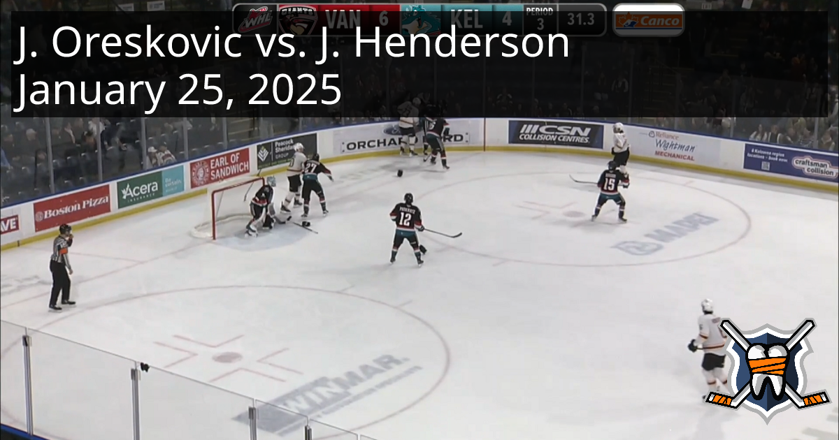 Jakob Oreskovic vs. Jacob Henderson, January 25, 2025 - Vancouver ...