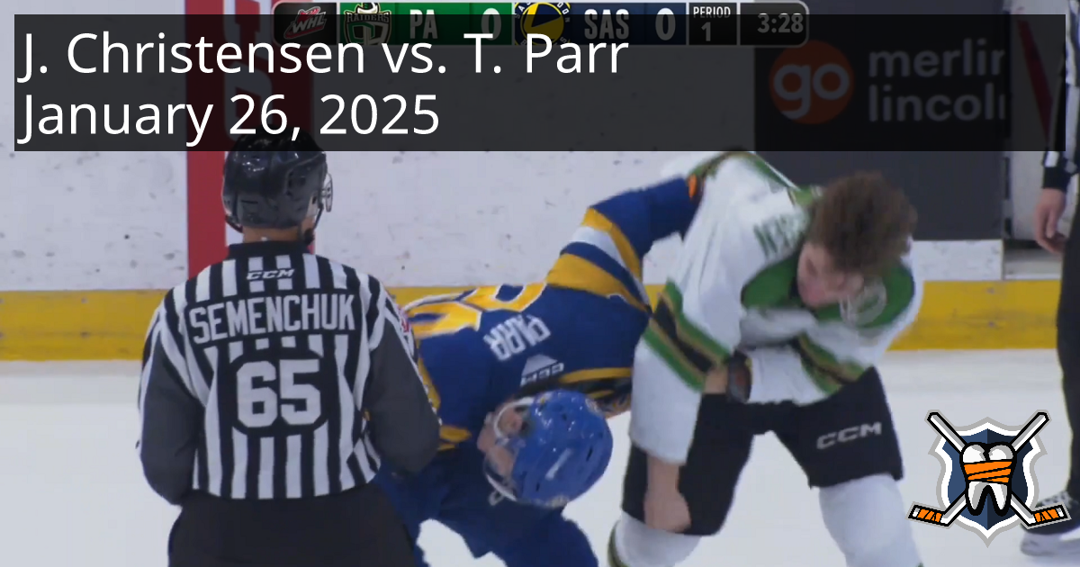 Justice Christensen vs. Tyler Parr, January 26, 2025 - Prince Albert ...