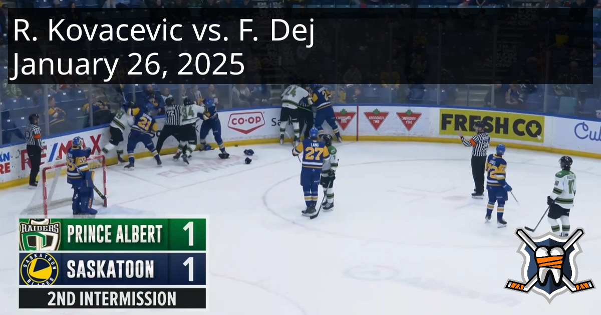 Rilen Kovacevic vs. Frantisek Dej, January 26, 2025 - Prince Albert ...