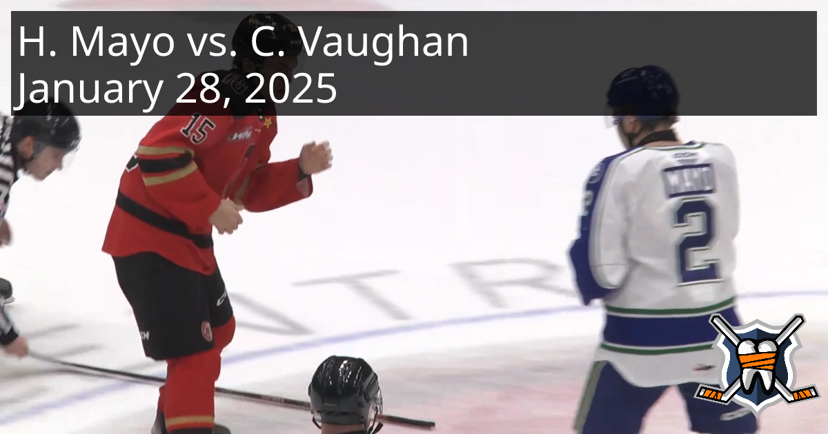 Hunter Mayo vs. Corbin Vaughan, January 28, 2025 - Swift Current ...