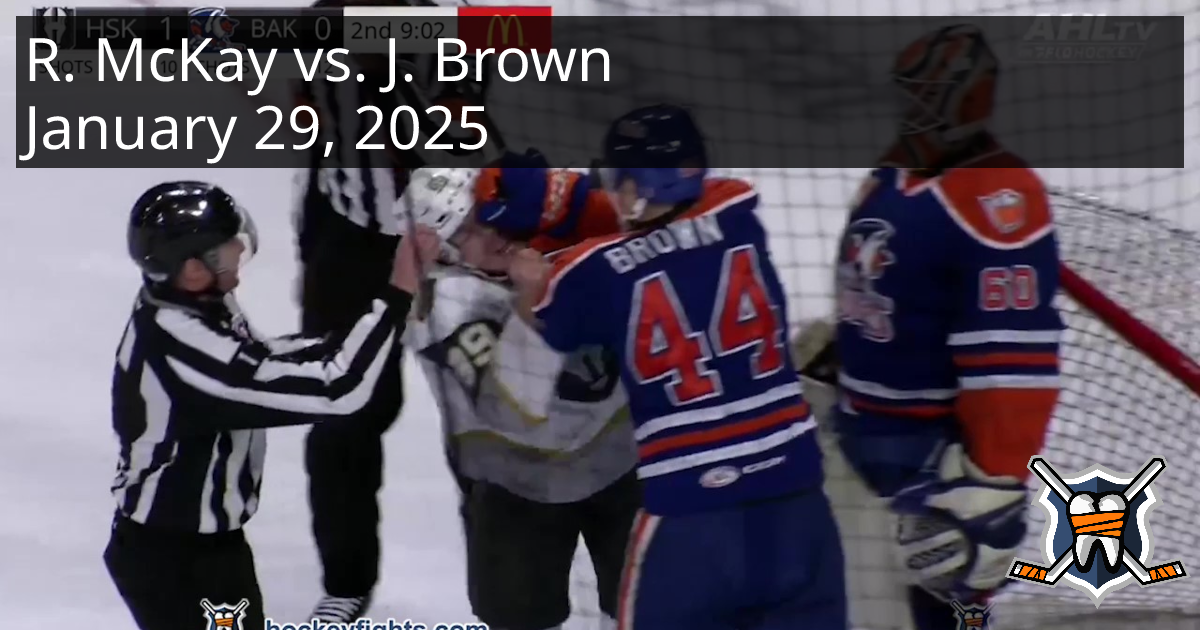 Riley McKay vs. Josh Brown, January 29, 2025 - Henderson Silver Knights ...