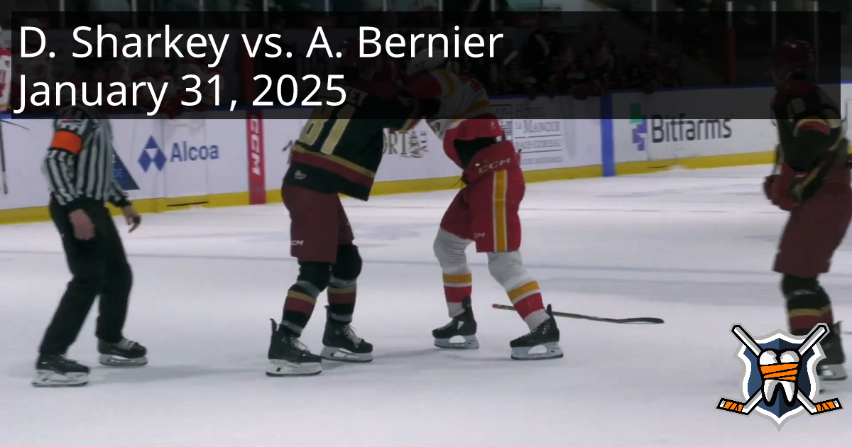 Dawson Sharkey vs. Alexis Bernier, January 31, 2025 - Acadie-Bathurst ...