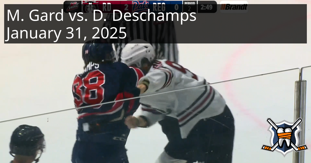 Matthew Gard vs. Dayton Deschamps, January 31, 2025 - Red Deer Rebels ...
