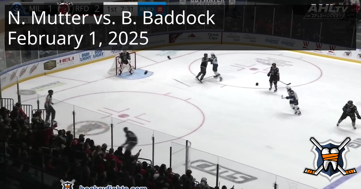 Navrin Mutter vs. Brandon Baddock, February 1, 2025 - Milwaukee ...