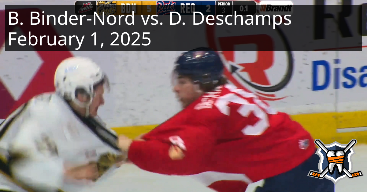 Ben Binder-Nord vs. Dayton Deschamps, February 1, 2025 - Brandon Wheat ...