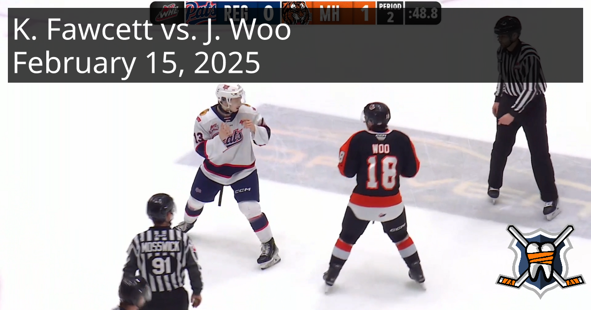 Keets Fawcett vs. Jonas Woo, February 15, 2025 - Regina Pats vs ...