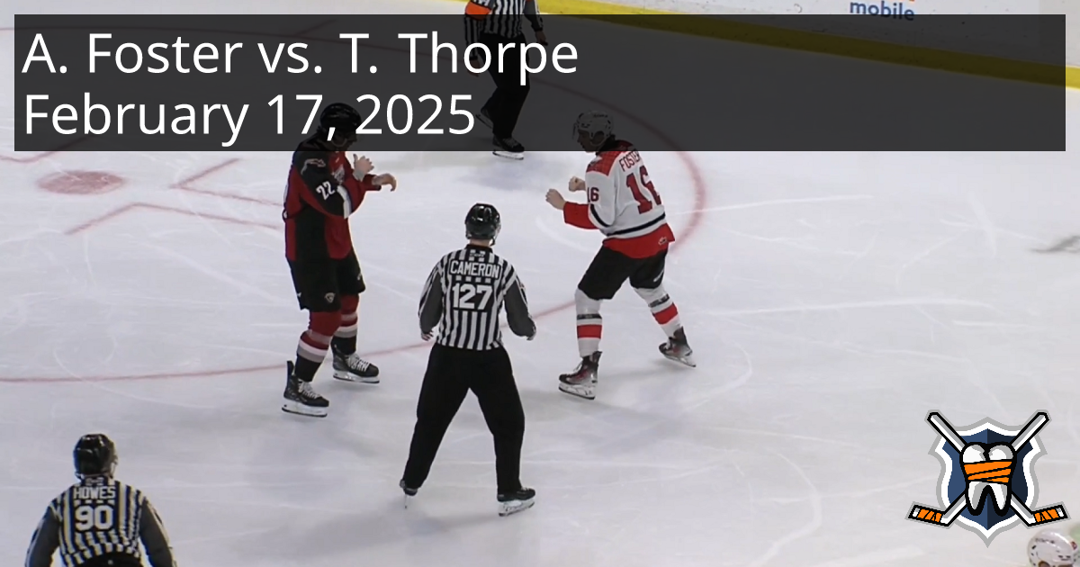 Aiden Foster vs. Tyler Thorpe, February 17, 2025 - Prince George ...