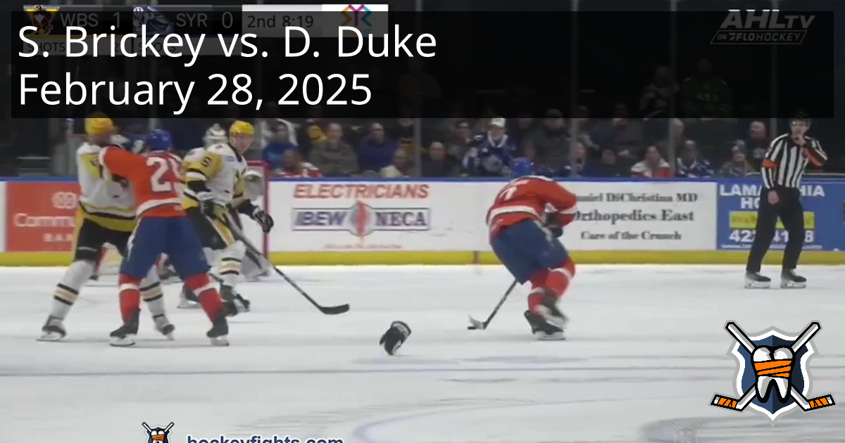 Scooter Brickey vs. Dylan Duke, February 28, 2025 - Wilkes-Barre ...