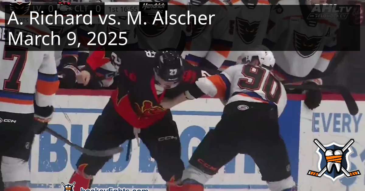Anthony Richard vs. Marek Alscher, March 9, 2025 - Lehigh Valley ...