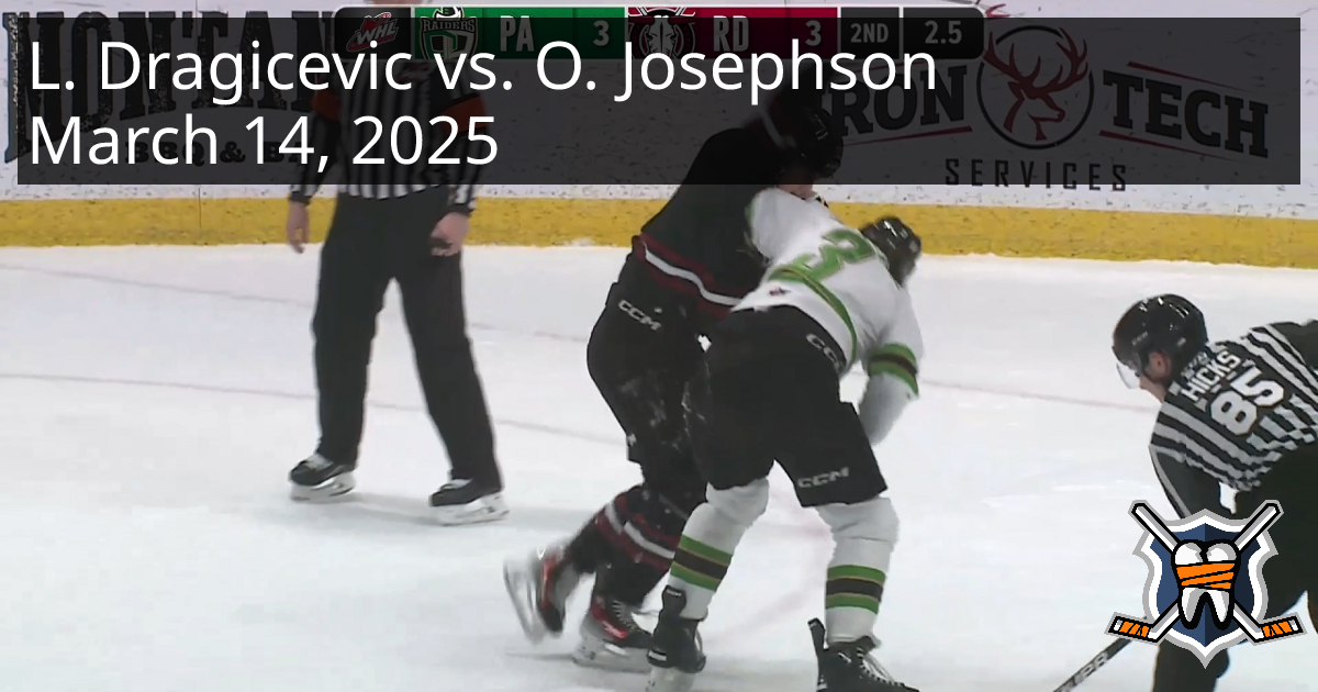 Lukas Dragicevic vs. Ollie Josephson, March 14, 2025 - Prince Albert ...
