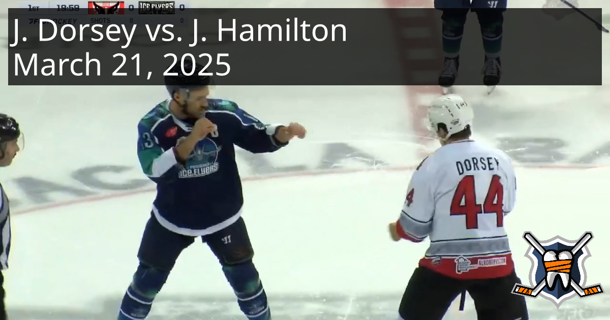 Jamie Dorsey vs. Jake Hamilton, March 21, 2025 - Birmingham Bulls vs ...