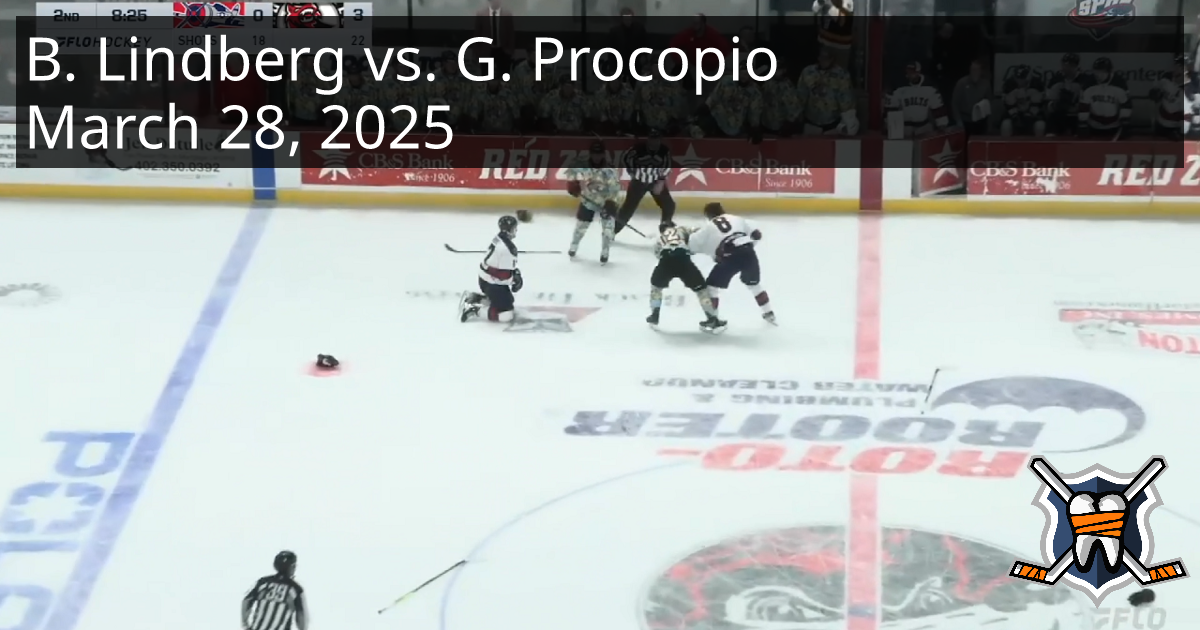 Benjamin Lindberg vs. Giovanni Procopio, March 28, 2025 - Evansville ...