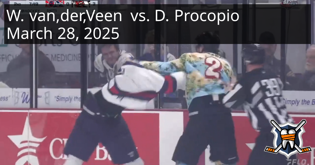 Will van der Veen vs. Dominick Procopio, March 28, 2025 - Evansville ...