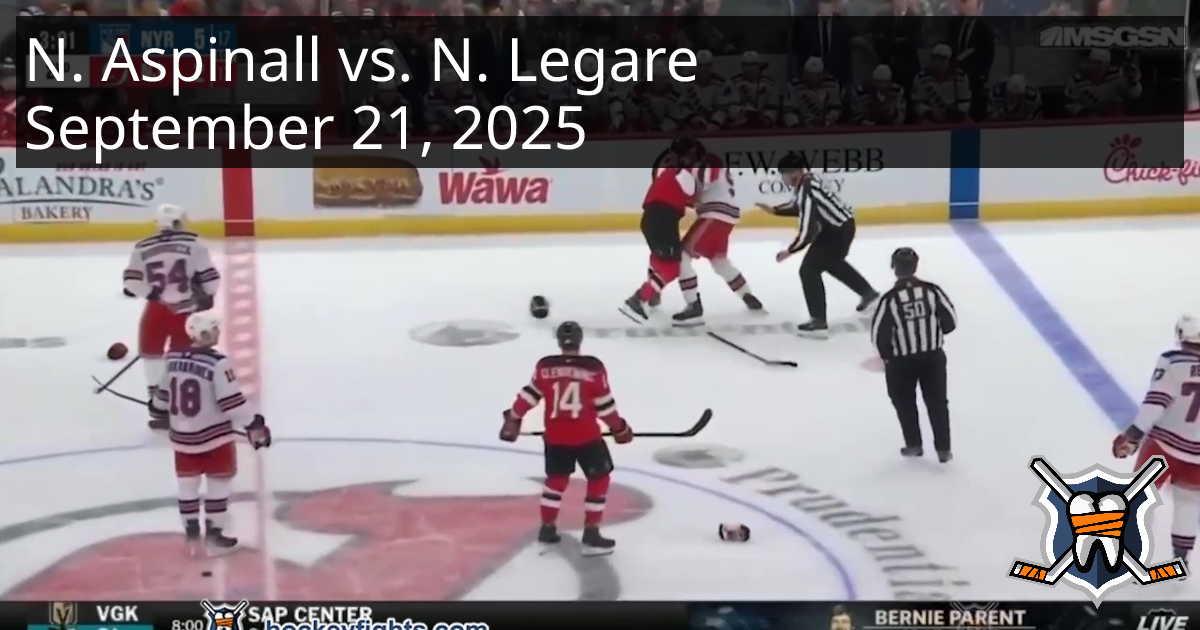 Nathan Aspinall vs. Nathan Legare, September 21, 2025 - New York ...