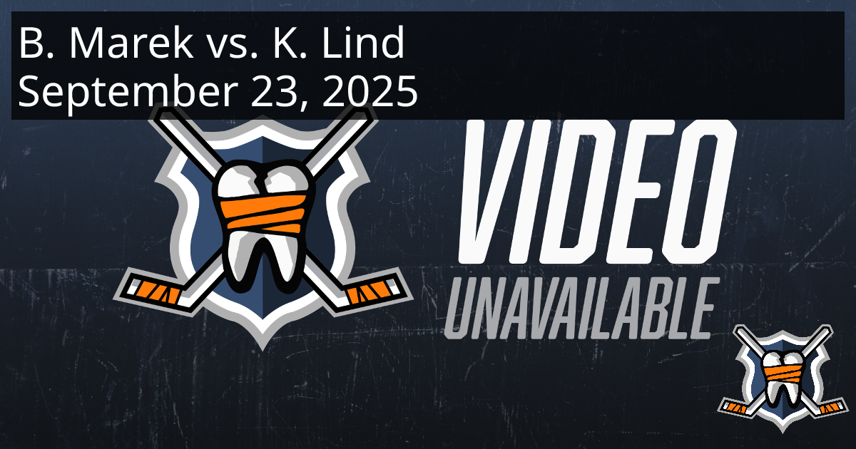 Bradley Marek vs. Kole Lind, September 23, 2025 - Minnesota Wild vs ...