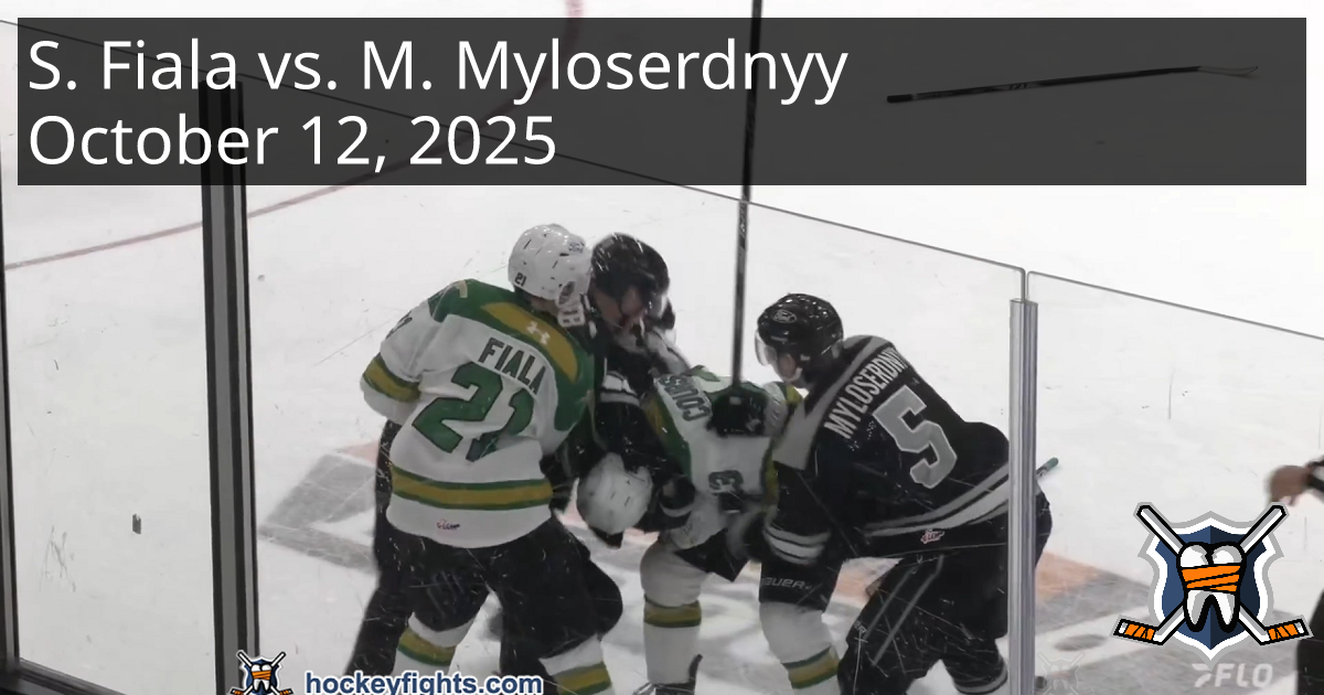 Samuel Fiala vs. Michel Myloserdnyy, October 12, 2025 - Val-d'Or ...