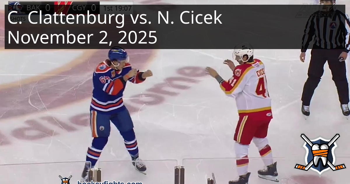 Connor Clattenburg vs. Nick Cicek, November 2, 2025 - Bakersfield ...
