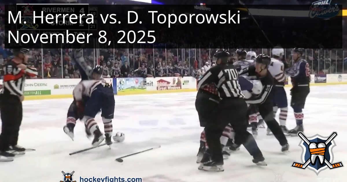 Michael Herrera vs. Dmitri Toporowski, November 8, 2025 - Peoria ...