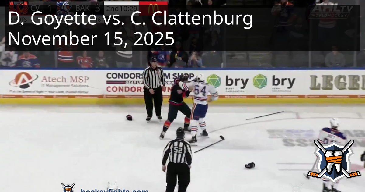 David Goyette vs. Connor Clattenburg, November 15, 2025 - Coachella ...