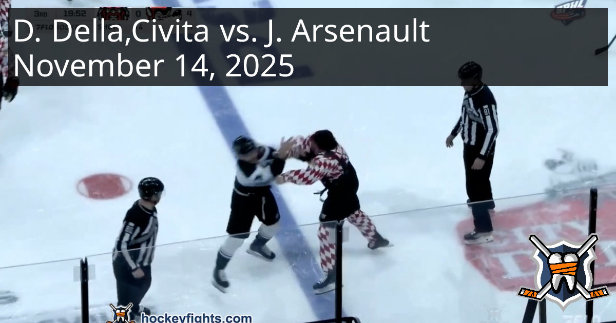 Domenic Della Civita vs. Jacob Arsenault, November 14, 2025 - Macon ...