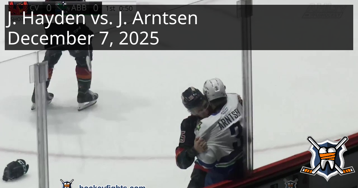 John Hayden vs. Joe Arntsen, December 7, 2025 - Coachella Valley ...