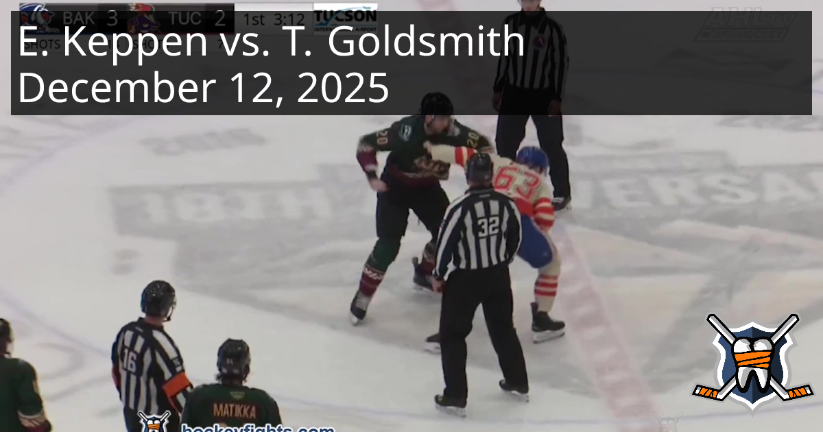 Ethan Keppen vs. Terrell Goldsmith, December 12, 2025 - Bakersfield ...