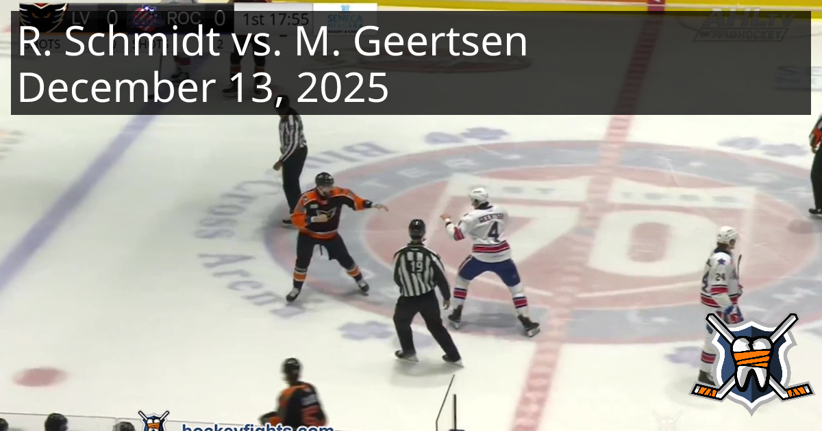 Roman Schmidt vs. Mason Geertsen, December 13, 2025 - Lehigh Valley ...