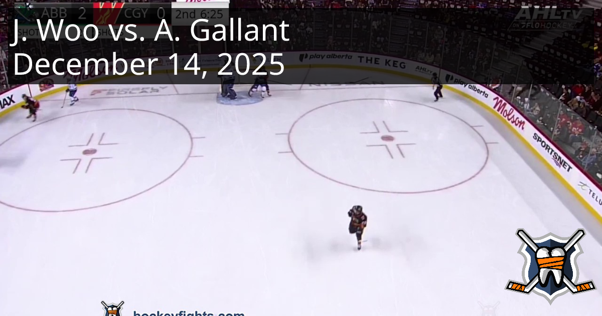 Jett Woo vs. Alex Gallant, December 14, 2025 - Abbotsford Canucks vs ...