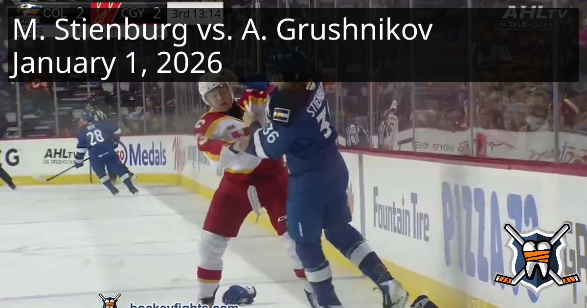 Matthew Stienburg vs. Artem Grushnikov, January 1, 2026 - Colorado ...