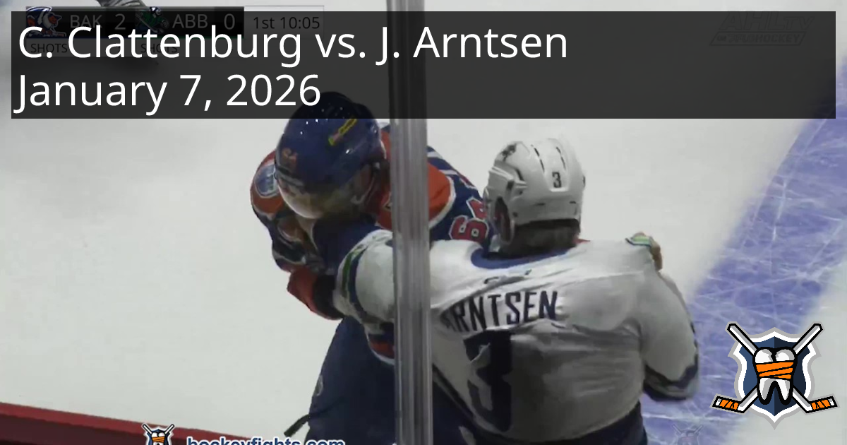 Connor Clattenburg vs. Joe Arntsen, January 7, 2026 - Bakersfield ...