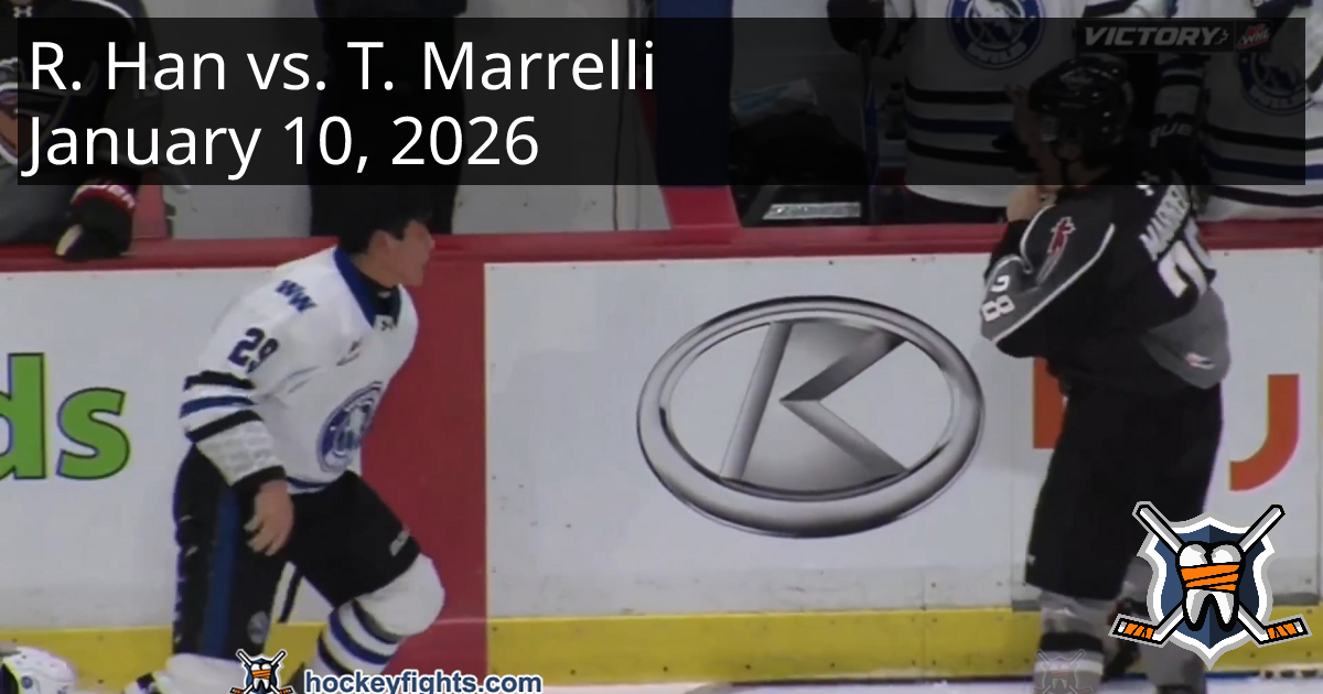 Rui Han vs. Torretto Marrelli, January 10, 2026 - Wenatchee Wild vs ...