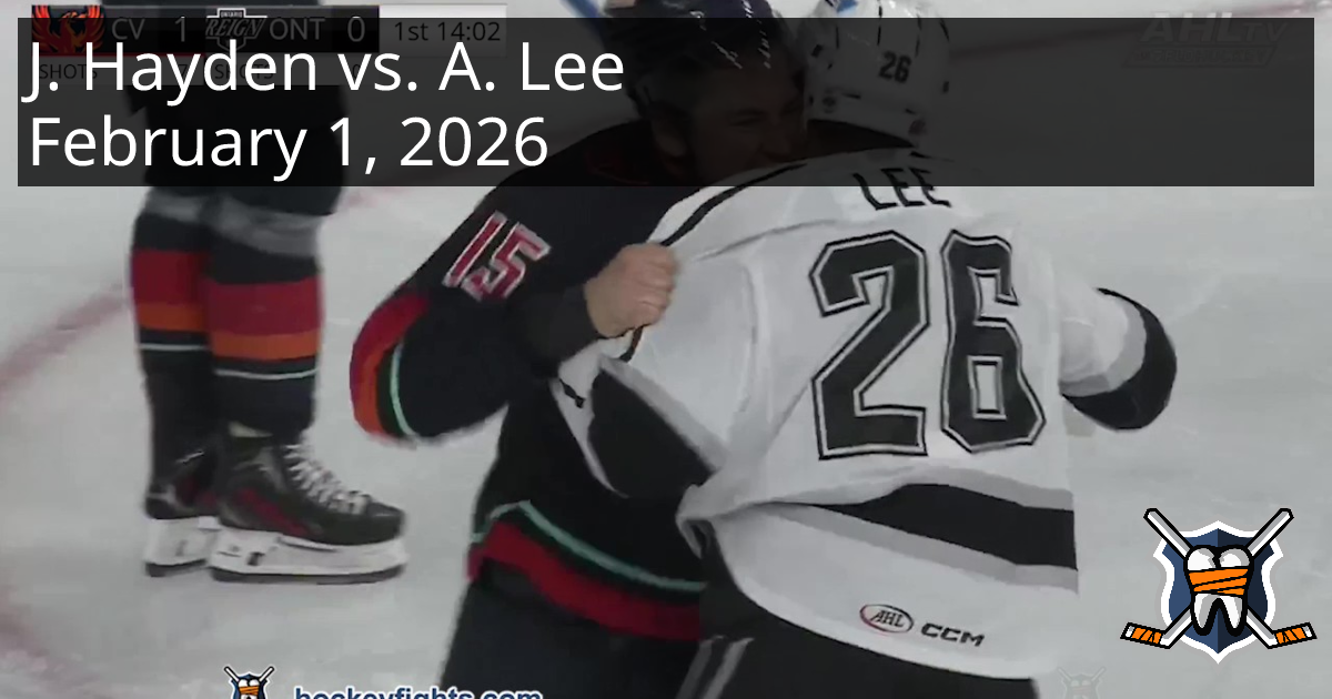 John Hayden vs. Andre Lee, February 1, 2026 - Coachella Valley ...